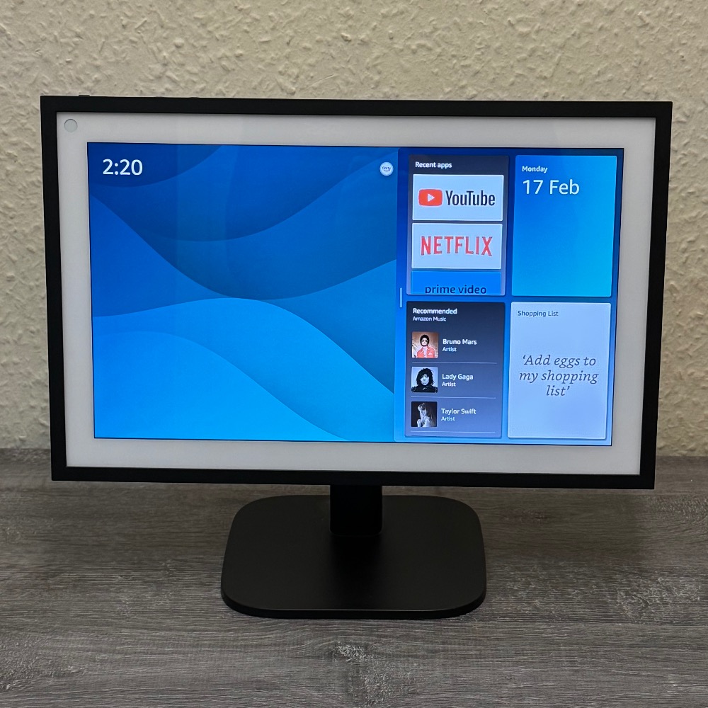 Pre-owned AMAZON ECHO SHOW 15 WITH STAND - NO REMOTE CONTROL - Own4Less